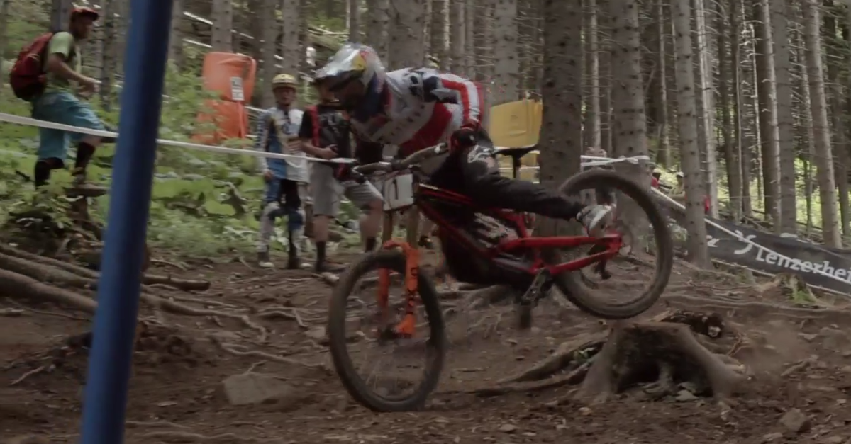 Lenzerheide: Le crash de Gwin